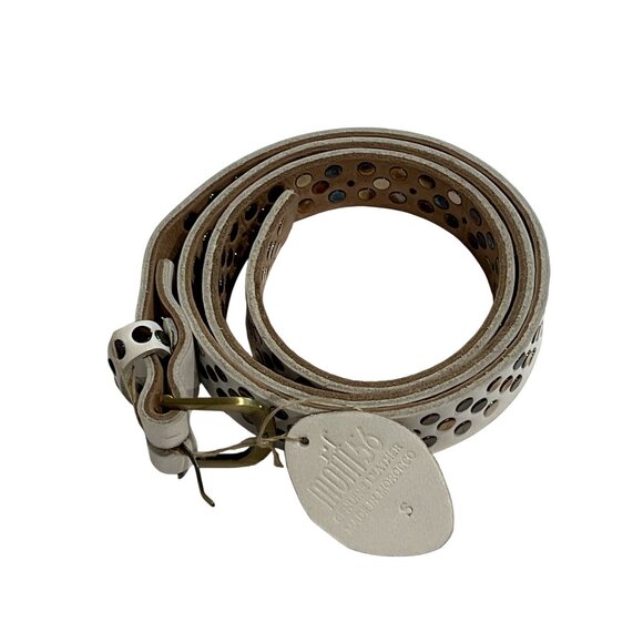 Motif56 | Accessories | Motif56 Mimi Belt In White Burnt | Poshmark